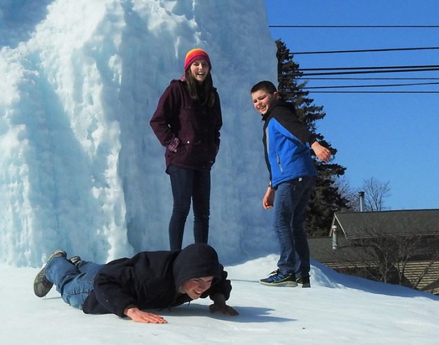 Sliding around the ice tree | News, Sports, Jobs - The Alpena News